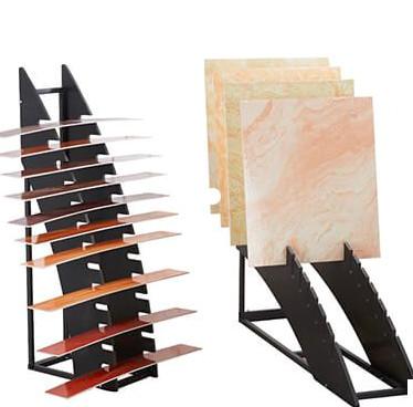China Morden Design Decorative Display Stands , Ceramic Tile Sample Display Rack for sale