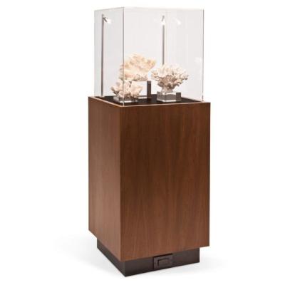 China Modern Simple Wood Glass Showcase Cabinet Jewelry Store Fixtures For Shopping Mall for sale