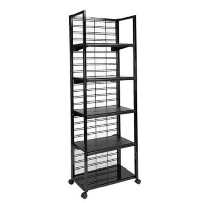 China Metal Retail Shelving Solutions With Wheels for sale