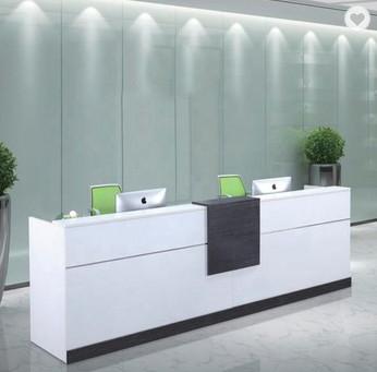 China L Shaped Checkout Counter Modern Office Furniture for sale