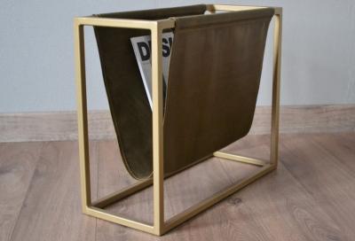 China Minimalism Magazine Display Holder , Metal Newspaper Holder For Retail Store for sale