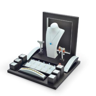 China New Design PU Leather Jewelry Display Stand For Bracelet Countertop Style for sale