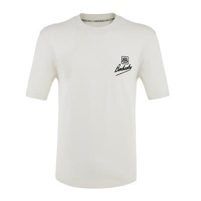 China Custom 170-210g High Elasticity Men's T-Shirt with Logo Printing - 100% Cotton Blend Short Sleeve for sale