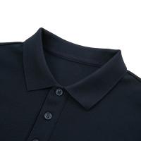 China Men's High Elasticity Cotton Polo T-Shirt 170-120g Fabric with Anti-Wrinkle Anti-Shrink Technology for sale