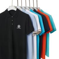 China OEM ODM Men's Anti-Pilling Polo Shirts 170-120g Quick Drying Fabric with Custom Logo Embroidery for sale