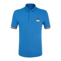 China Custom Embroidered Men's Polo Shirts 170-120g Fabric with Anti-Wrinkle & Sustainable Features for sale