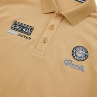 China Men's Casual Polo Shirt 100% Cotton Embossed Logo Double-Sided Print Custom Size ODM OEM for sale