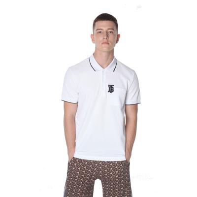 China 100% Cotton Men's Polo Shirts Sustainable Custom Logo Short Sleeve 170-120G for sale