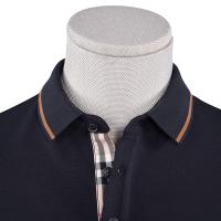 China Custom Logo Anti-Pilling Cotton Long Sleeve Polo Shirt 170g for Business Men for sale