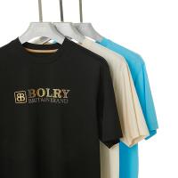 China Custom Drop Shoulder Men's T Shirts Quick Dry 170-120G Cotton OEM ODM Services for sale