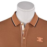 China Anti-Pilling Plain Color Polo Shirt 170g Cotton Custom Logo Men Long Sleeve for sale