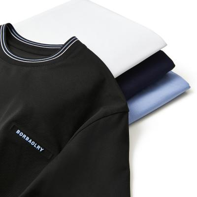 China Custom Blank Heavy Weight Oversized Knitted Cotton T Shirt for Men 170-120G for sale