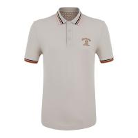 China Men's Quick Dry Polo T-Shirt 170-120G Cotton Embroidered Logo ODM/OEM Custom for sale