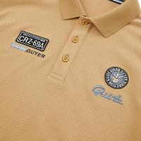 China Custom Polo Shirts 100% Cotton Quick Dry High Elasticity Embroidery Logo Men Short Sleeve 170-120G for sale