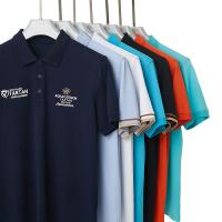 China Customizable Anti-Shrink Short Sleeve Men's Polo Shirt 170-210Grams Cotton for sale