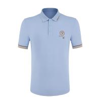 China Customizable Anti-Shrink Short Sleeve Men's Polo Shirt 170-210Grams Cotton for sale
