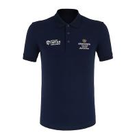 China Customizable Anti-Shrink Short Sleeve Men's Polo Shirt 170-210Grams Cotton for sale