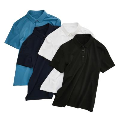 China Plain Dyed Essential Soft Cotton Polo T Shirt for Men Fabric Weight 170-210Grams ODM/OEM for sale