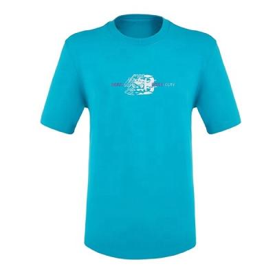 China Custom O Neck Men T Shirt Organic Cotton 170 210 GSM Needle Detection for sale