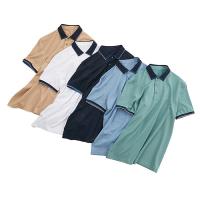 China Custom Men's Polo Shirts 170-120gsm Soft Wrinkle Free Cotton for Summer for sale