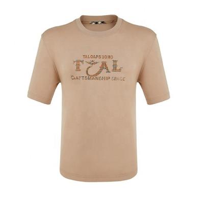 China Men Cotton Short T Shirt Anti Wrinkle 170g Fabric Custom Color Logo Printing ODM for sale