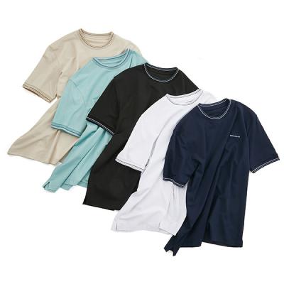 China Custom Logo 100% Cotton Men's T-Shirt Round Neck Oversized 170-120gsm ODM/OEM for sale