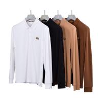 China Custom 100% Cotton Long Sleeve Polo Shirt for Men ODM OEM 170-120G Breathable Anti-Wrinkle for sale