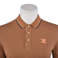 China Men's Breathable Cotton Polo T-Shirt 170-120gsm Custom Design Spring Autumn Long Sleeve for sale