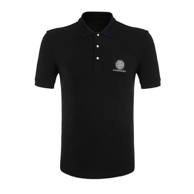 China Men's Summer Quick Dry Polo Shirt 95% Cotton 5% Spandex Breathable Casual Sports Wear for sale