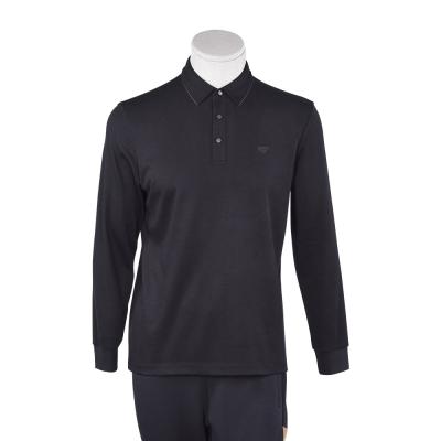 China Custom Logo 100% Cotton Long Sleeve Polo Shirt 180-220g/m² Weight for Autumn OEM ODM Manufacturing for sale