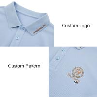 China Custom Breathable Sports Polo Shirts 170-120gsm Cotton Knitted Men Short Sleeve ODM OEM for sale