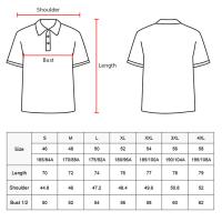 China Custom Pattern Breathable Short Sleeve Polo Shirt for Men 170-120G Cotton Fabric for sale