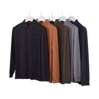 China Custom Logo 100% Cotton Long Sleeve Polo Shirt 180-220g/m² Weight for Autumn OEM ODM Manufacturing for sale