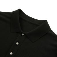 China Men's Custom Color Polo Shirt 100% Cotton 95% Cotton 5% Spandex Fabric Gym Short Sleeve for sale