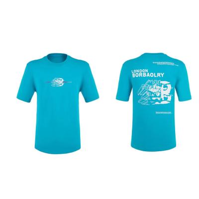 China 240gsm Customizable Crewneck Bodybuilding Plain T Shirts for Men 100% Cotton ODM/OEM for sale