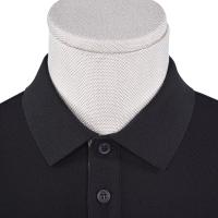 China 92 Polyester 8 Spandex Long Sleeve Polo Shirts for Men Anti-Wrinkle 170-120G for sale