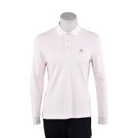 China Custom Logo Slim Fit Anti-Pilling Black Polo Shirt 170-120G 100% Cotton Men Long Sleeve for sale
