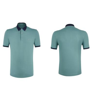 China 100% Cotton Men's Custom Polo Shirt Turndown Collar Business Golf Shirt 170g for sale
