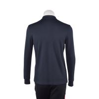 China Custom Logo Men's Polo Shirt 100% Cotton Breathable Anti-Wrinkle Long Sleeve ODM OEM 170-120G for sale