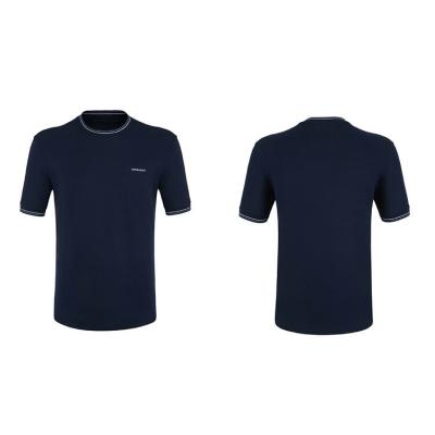 China 320 Gsm Custom Men's T Shirts Knitted Weaving 100 Percent Cotton Anti Shrink Breathable for sale