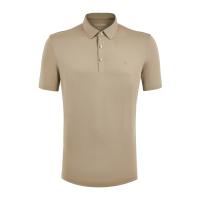 China Men's Embroidered Polo Golf T-Shirt 170-120G Cotton Breathable Anti-Wrinkle Custom ODM for sale
