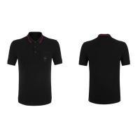 China Men's Summer Plain Golf Polo Shirt Custom Logo Turndown Collar 170-120G Cotton for sale