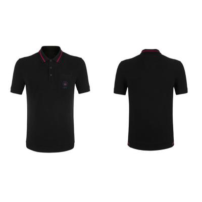 China Men's Summer Plain Golf Polo Shirt Custom Logo Turndown Collar 170-120G Cotton for sale