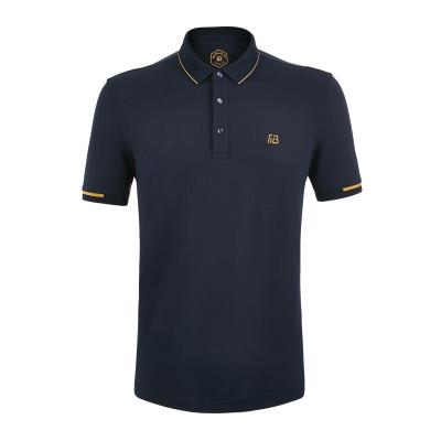 China Pakistan Origin Men's Regular Fit Polo Shirts 100% Cotton Custom Color Button Closure for sale