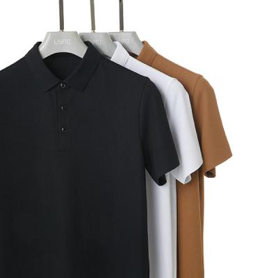 China Custom Logo Men's Polo T Shirt 100% Cotton Seamless Fabric 170-120gsm ODM/OEM for sale