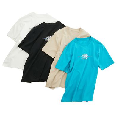 China Custom Women's Oversized Heavyweight T-Shirt 170-210g Knitted Fabric ODM/OEM Printing Service for sale