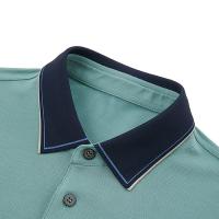 China Customizable Men's Sports Polo T-Shirt 170-210g Short Sleeve Breathable Cotton Fabric ODM/OEM Service for sale