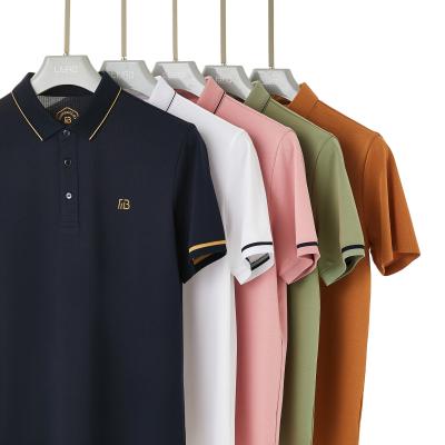 China Custom Logo Men's Polo Shirts 170-120g Cotton Fabric with Sublimation Printing ODM/OEM Service for sale