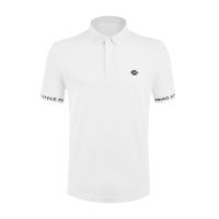 China Men's Golf Polo Shirt 170-220g Cotton Blend with Anti-Pilling and Custom Embroidery Options for ODM/OEM Manufacturing for sale