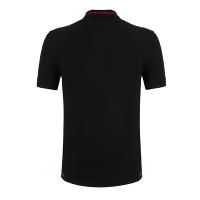 China Men's Custom Logo Short Sleeve Polo Shirt 100% Cotton Breathable Fabric 170-120G for sale
